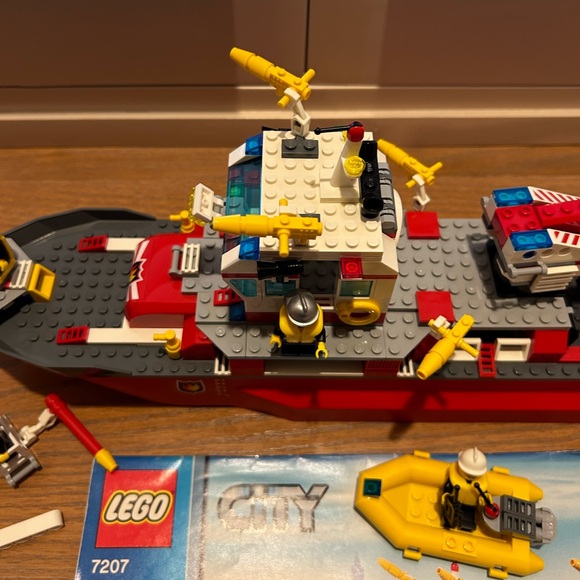 Lego | Toys | Lego 727 City Fire Boat Retired 200 | Poshmark